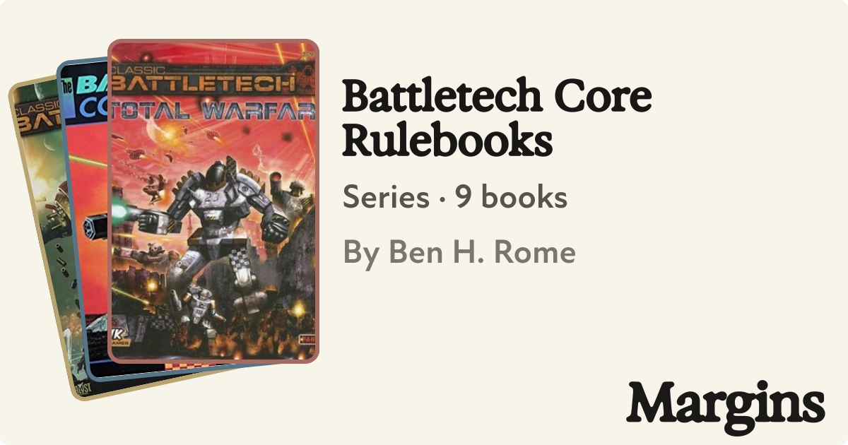 Battletech Core Rulebooks