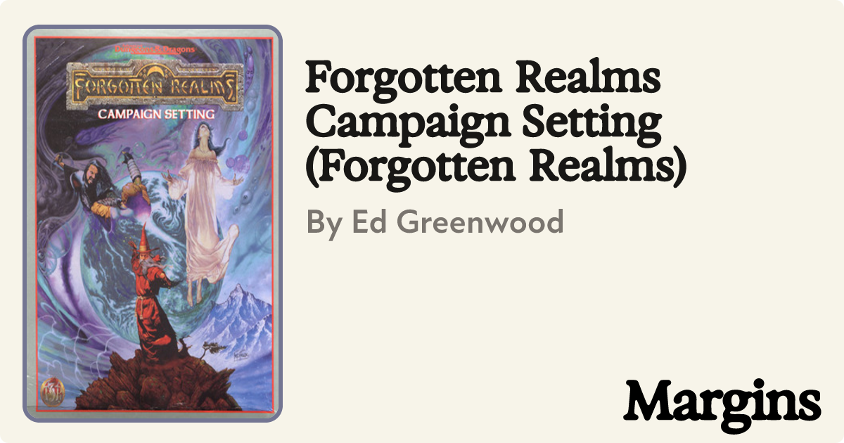 Forgotten Realms Campaign Setting (Forgotten Realms)