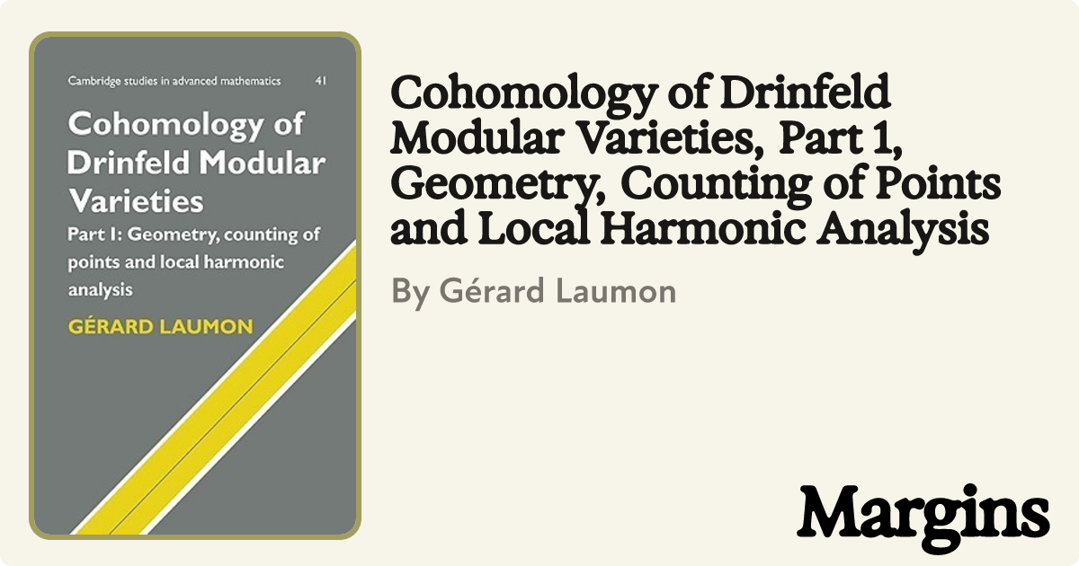 Cohomology of Drinfeld Modular Varieties, Part 1, Geometry, Counting of ...
