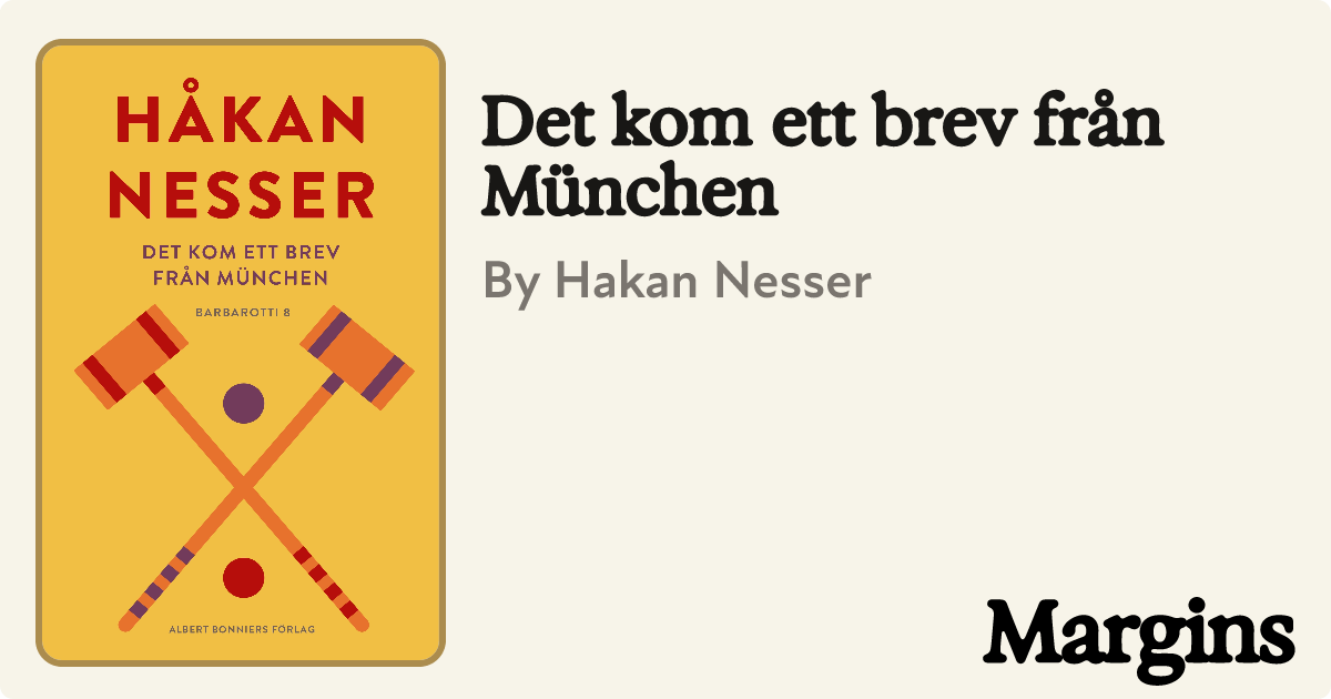 Det kom ett brev från München