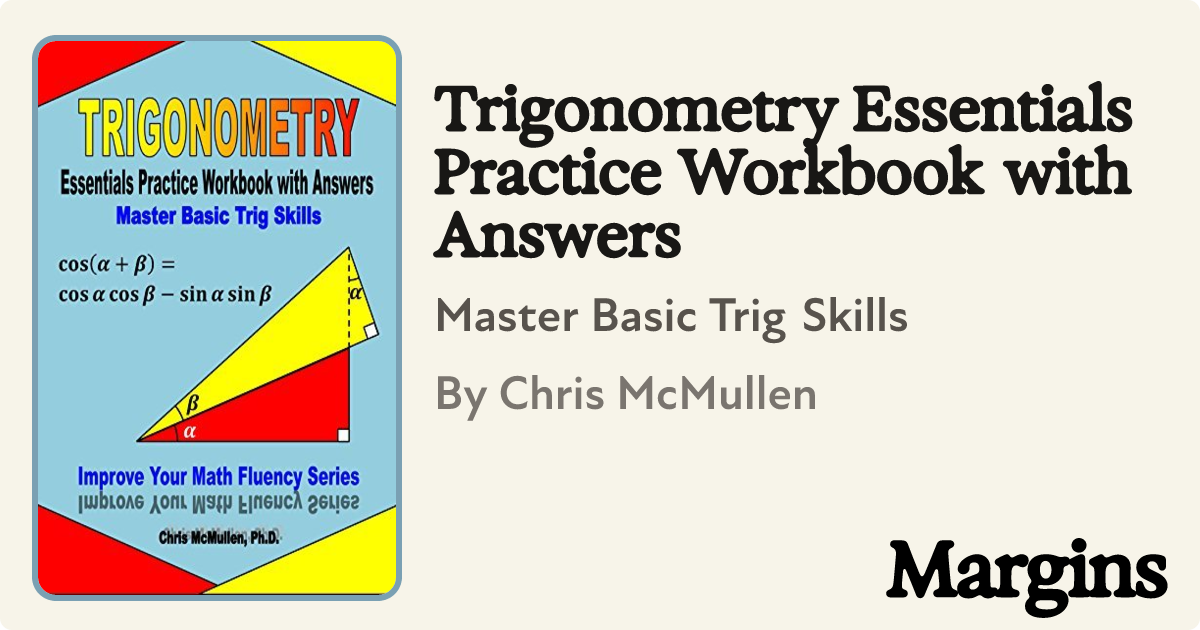 Trigonometry Essentials Practice Workbook with Answers