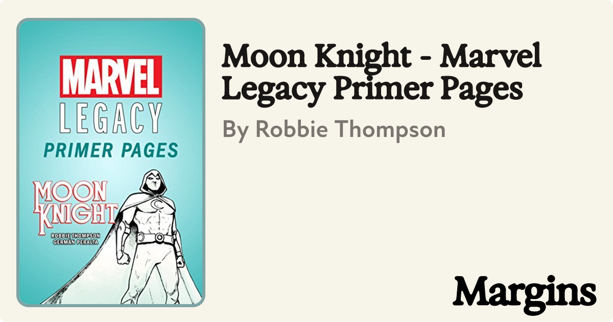 Moon Knight - Marvel Legacy Primer Pages