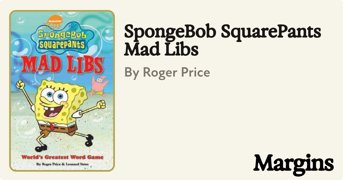 SpongeBob SquarePants Mad Libs