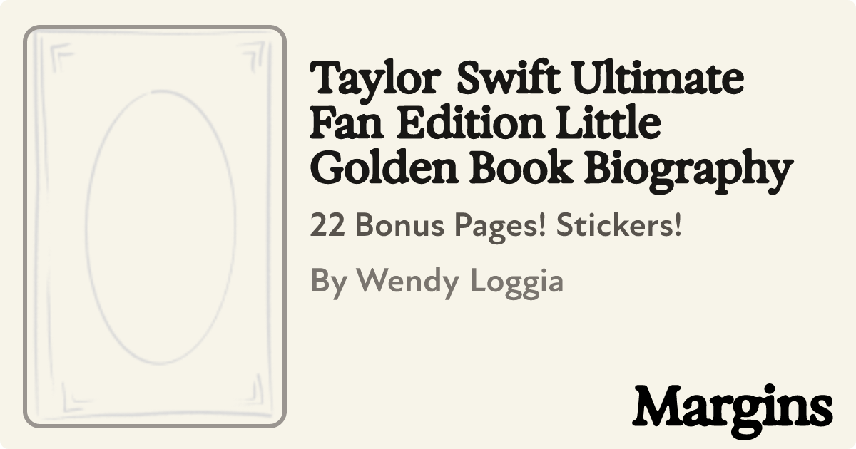 Taylor Swift Ultimate Fan Edition Little Golden Book Biography