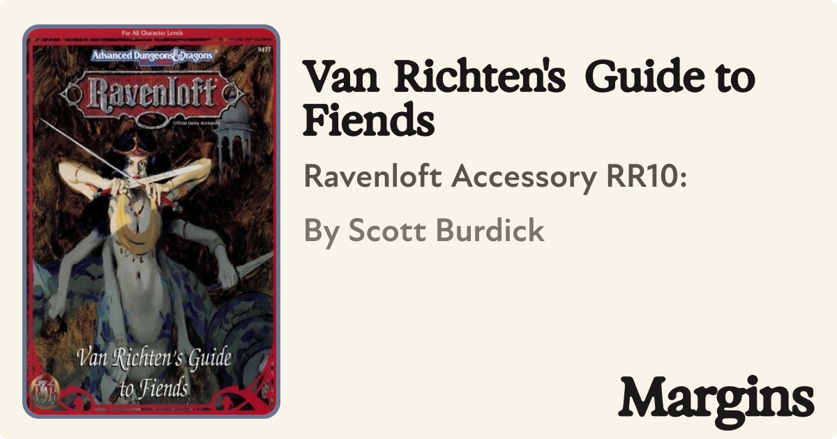 Van Richten's Guide to Fiends