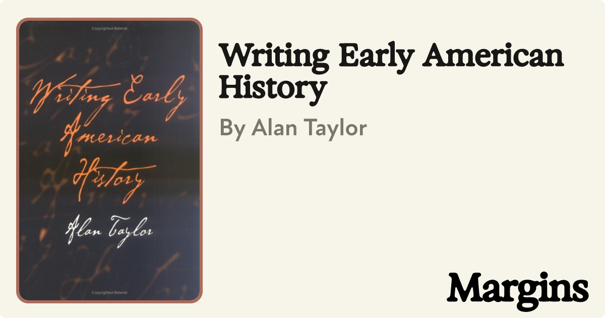 Writing Early American History